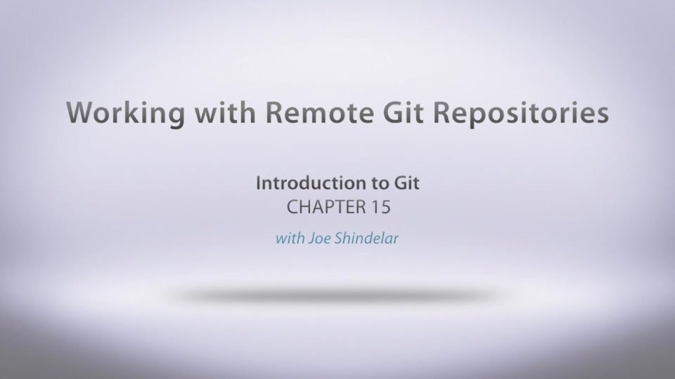 Working with Remote Git Repositories