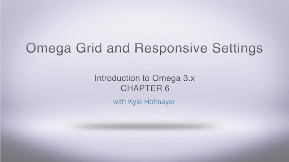 Omega Grid and Responsive Settings | Drupal 7