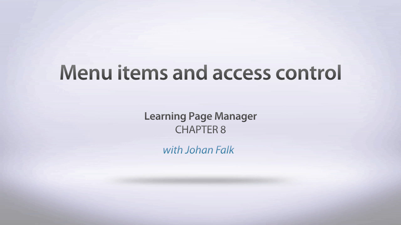 Menu Items and Access Control | Drupal 7