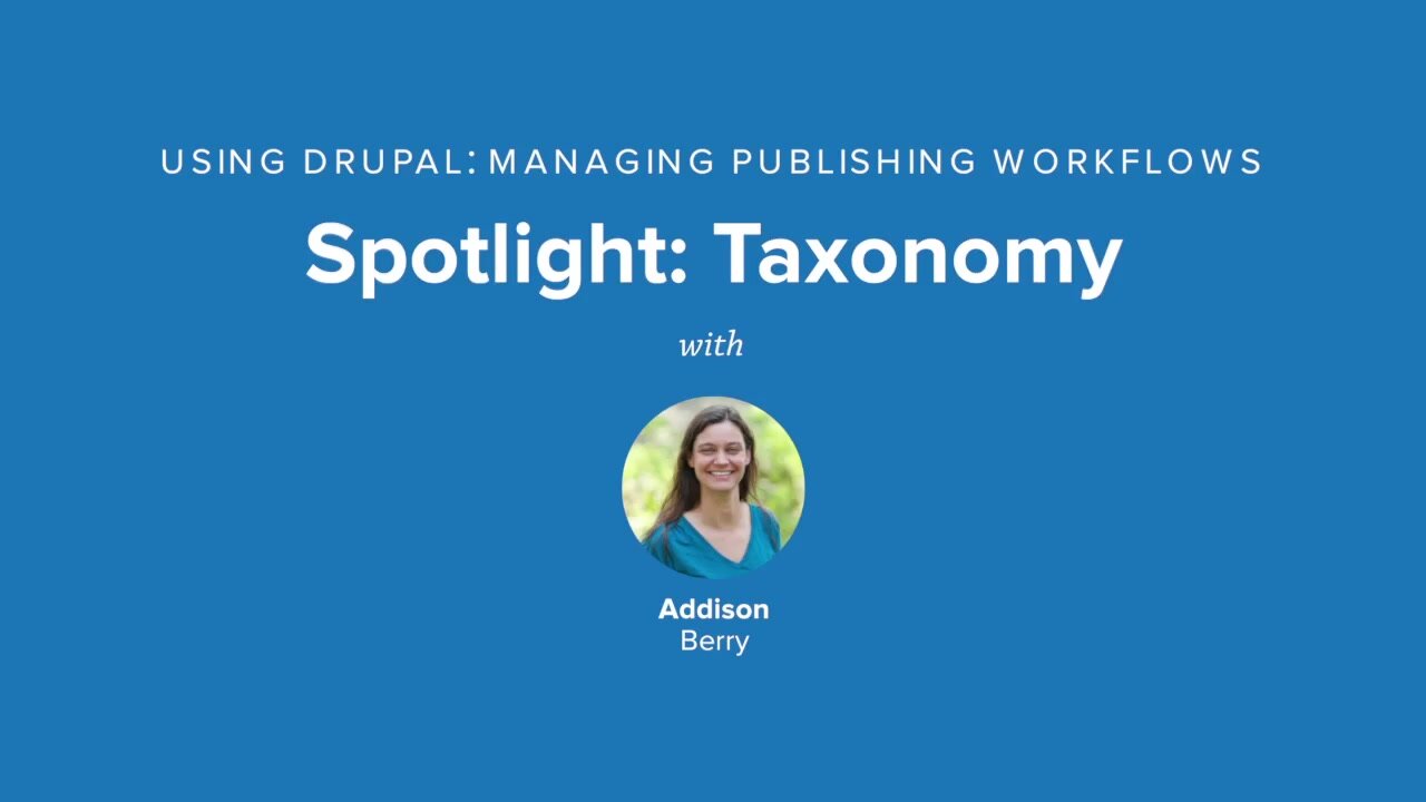Spotlight: Taxonomy | Drupal 7