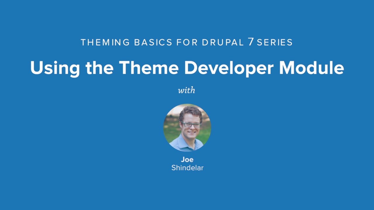Using the Theme Developer Module | Drupal 7