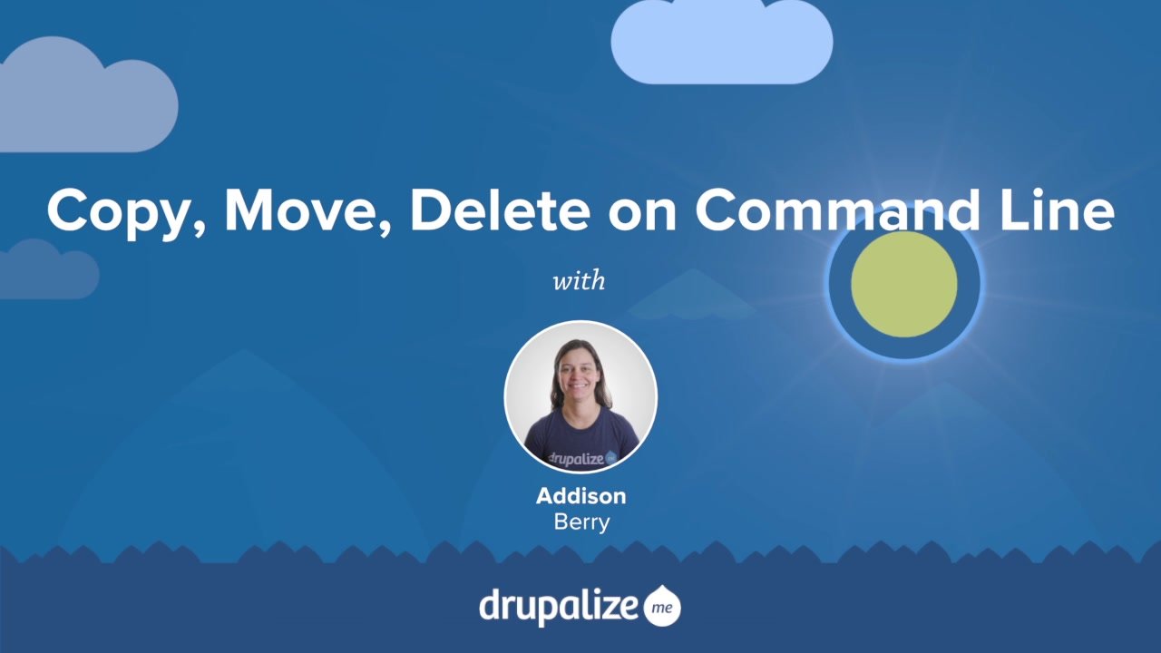 Copy, Move, Delete on Command Line Copy, Move, Delete on Command Line
