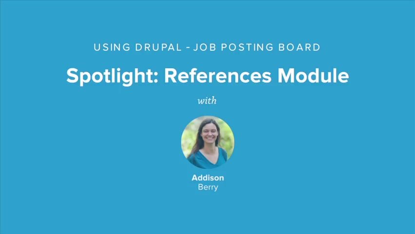 Spotlight: References Module | Drupal 7