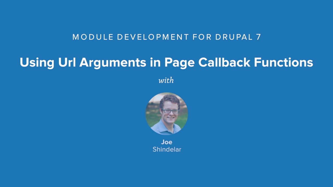 Using URL Arguments in Page Callback Functions | Drupal 7