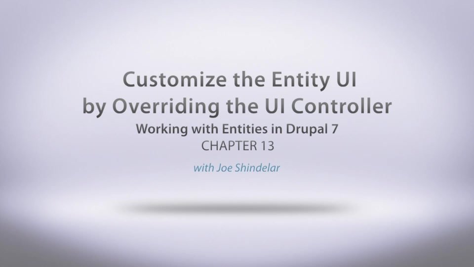Customize The Entity Ui By Overriding The Ui Controller Drupal 7 7748