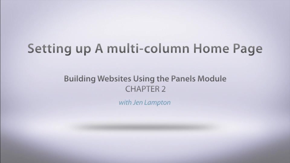 Setting up a Multi-Column Home Page | Drupal 7