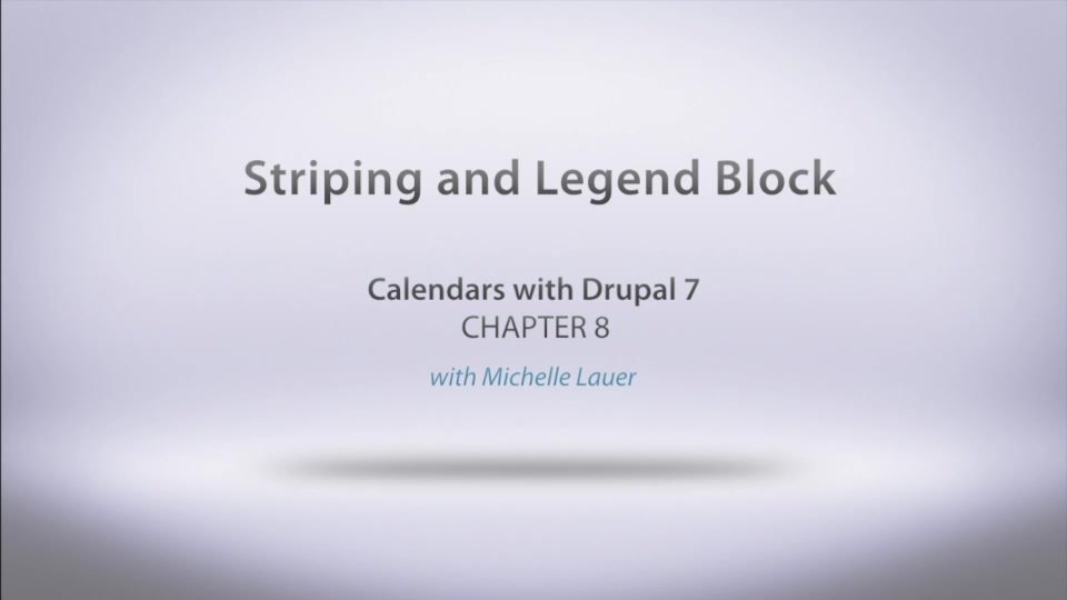 Striping and Legend Block | Drupal 7