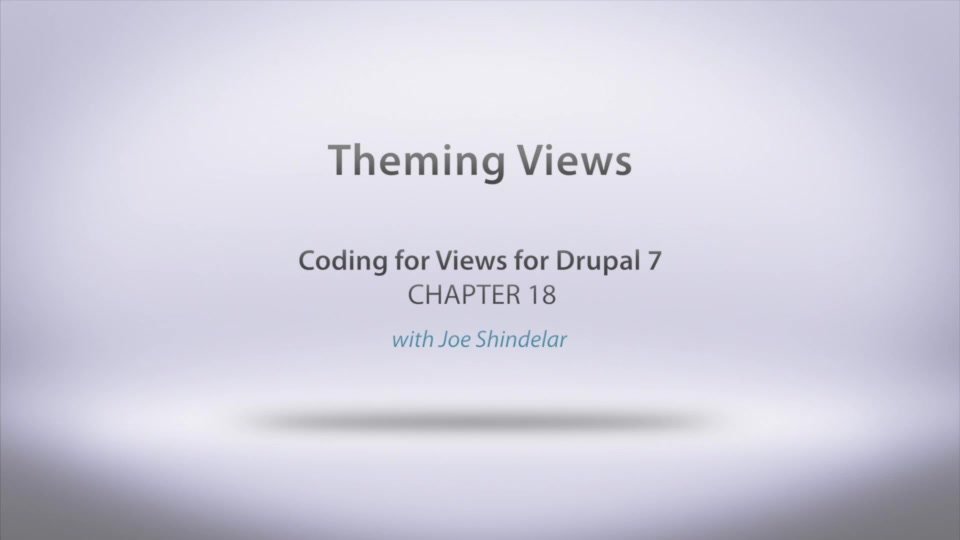 Theming Views | Drupal 7 Theming Views | Drupal 7