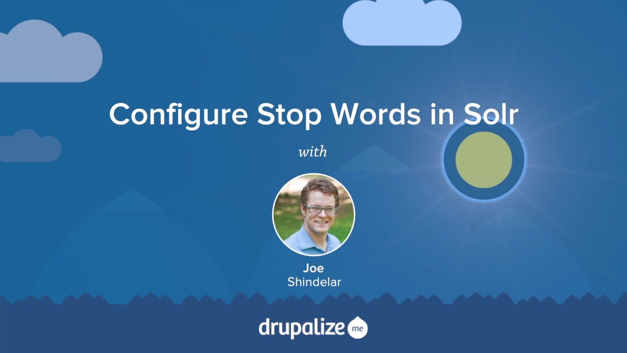 Configure Stop Words in Solr | Drupal 7