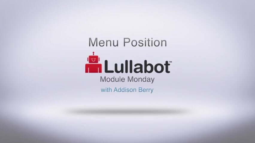 Lullabot Module Monday: Menu Position | Drupal 7