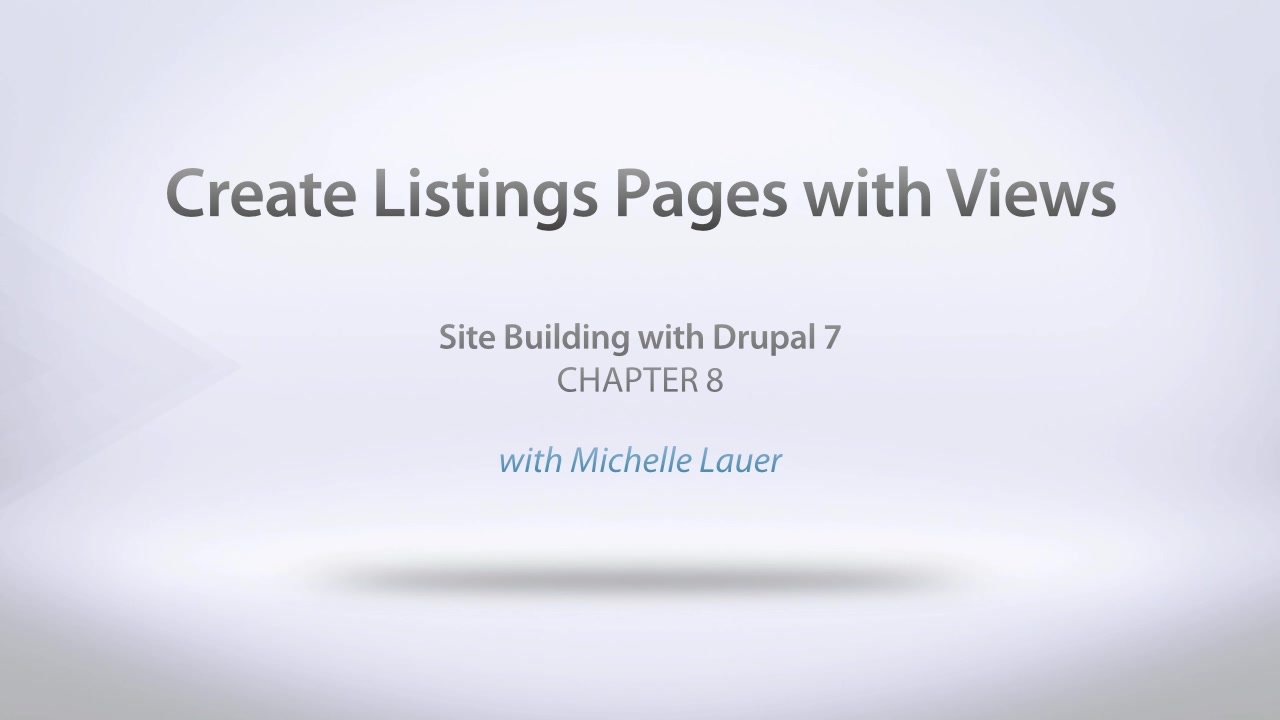 Create Listing Pages with Views | Drupal 7