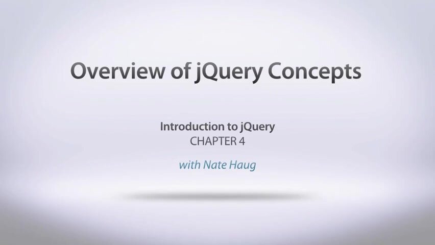Overview of jQuery Concepts