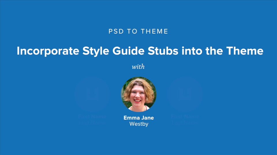 Incorporate Style Guide Stubs into the Theme | Drupal 7