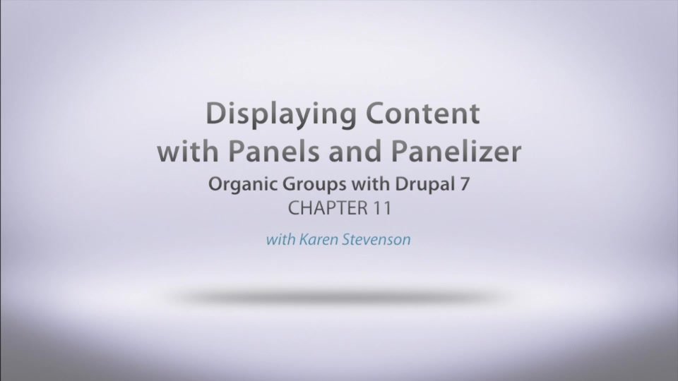 Displaying Content with Panels and Panelizer | Drupal 7