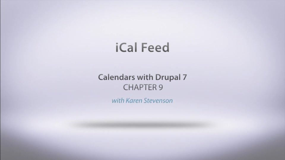 iCal Feed | Drupal 7