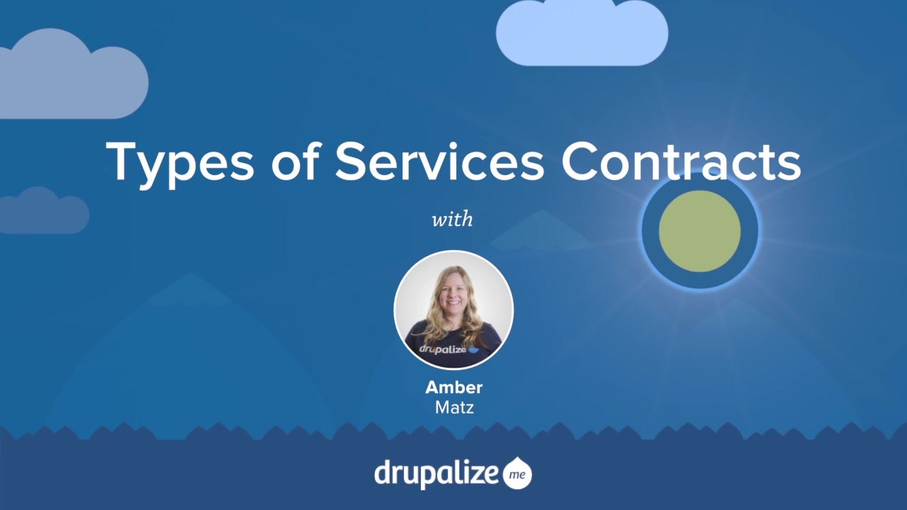 Types of Services Contracts