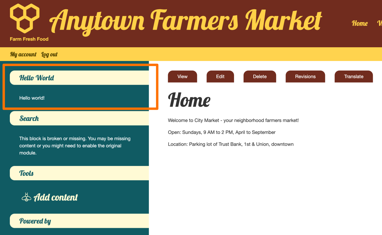 Create a Custom "Hello, World!" Block | Drupal 8, Drupal 9, Drupal 10, and Drupal 11