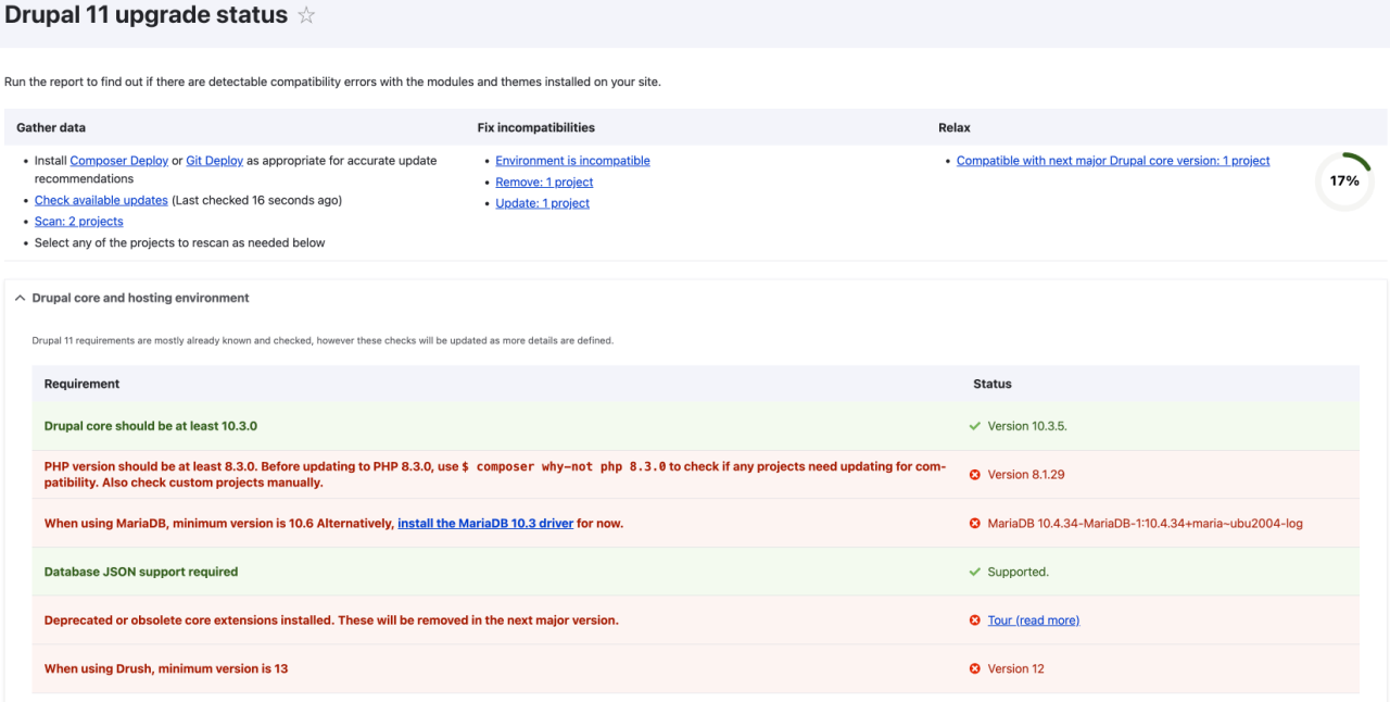 Upgrade to Drupal 11 | Drupal 10, Drupal 11