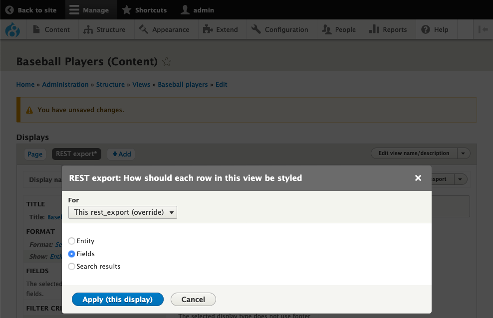 Add a REST Endpoint with Views | Drupal 8, Drupal 9, Drupal 10, and Drupal 11