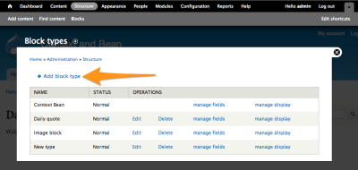 Creating Block Types with Bean | Drupalize.Me