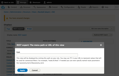 Add a REST Endpoint with Views | Drupal 8, Drupal 9, Drupal 10, and Drupal 11