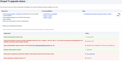 Upgrade to Drupal 11 | Drupal 10, Drupal 11