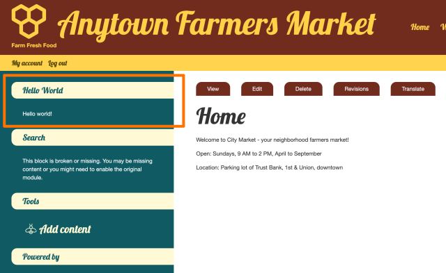 Create a Custom "Hello, World!" Block | Drupal 8, Drupal 9, Drupal 10 ...