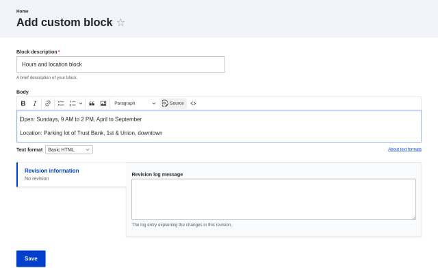 8.2. Creating A Custom Block | Drupal 8, Drupal 9, Drupal 10, and Drupal 11