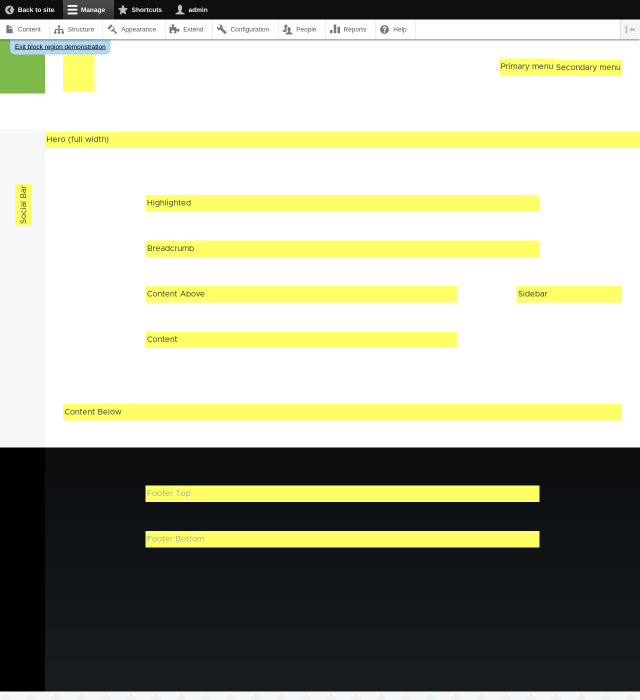 2.1. Concept: Regions in a Theme | Drupal 8, Drupal 9, Drupal 10, and Drupal 11